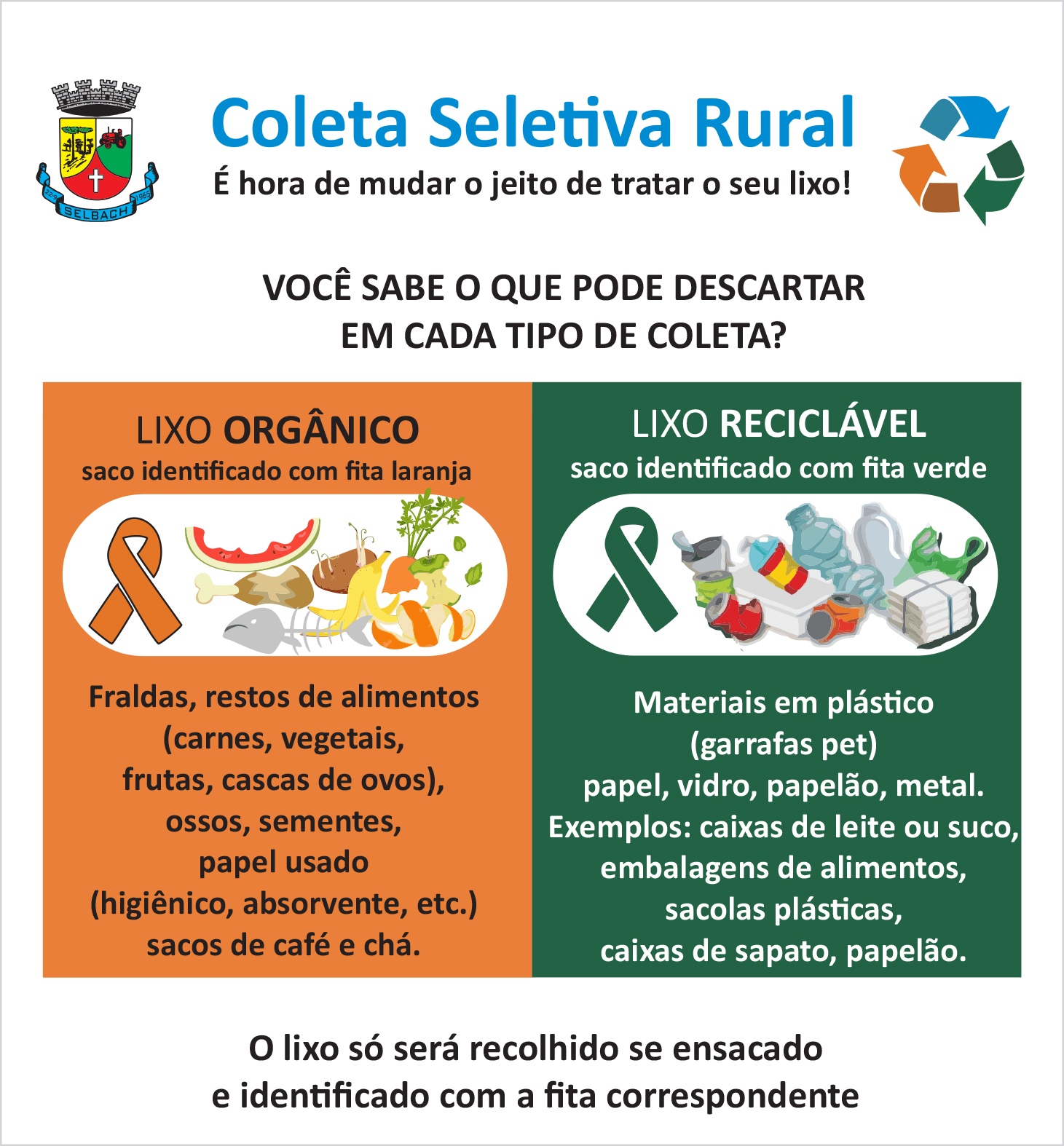 Selbach está implantando a COLETA SELETIVA RURAL - Notícias ...